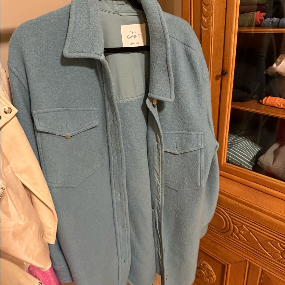 Wilfred Free The Ganna Shirt Jacket Shacket - Gem